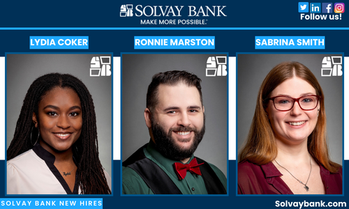 Solvay Bank Announces New Hires | CenterState CEO
